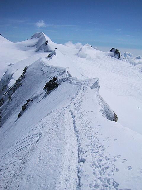 The ridge viewing east